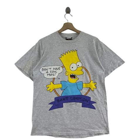 Vintage 90s Bart Simpson From The Simpsons American A Gem