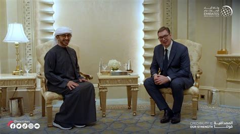 عبدالله بن زايد يلتقي رئيس صربيا في أبوظبي Youtube