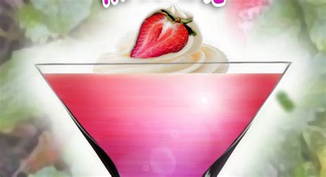 The Martini Diva Strawberry Sundae Martini Cocktail Recipe