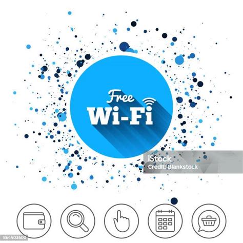 免費 Wifi 的標誌wifi 的符號無線網路向量圖形及更多互聯網圖片 互聯網 代幣 創作性 Istock