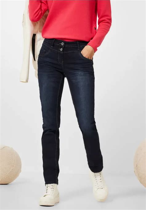 Cecil Loose Fit Jeans Für Damen In Blau Scarlett Cecil