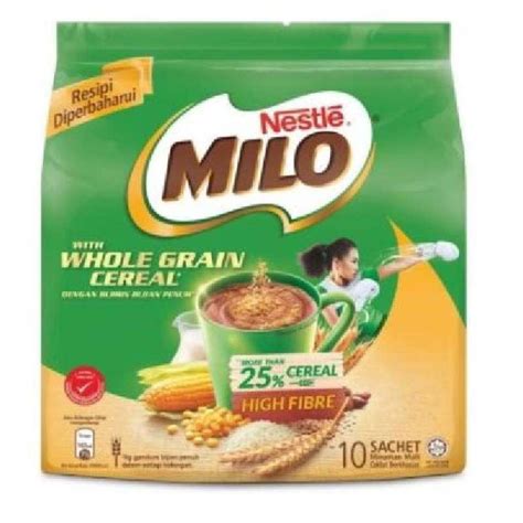 Jual Milo Whole Grain Cereal 10 Sachet Milo Cereal Sereal Drink Di