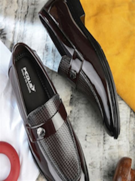 Buy Imcolus Men Textured Formal Loafers Formal Shoes For Men 26245962