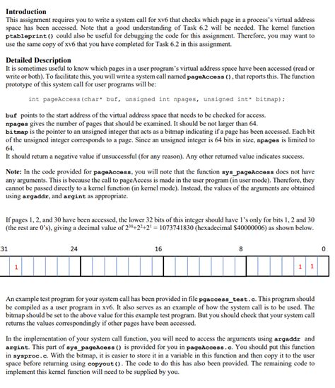 Solved I Am Write A System Call For Xv6 That Checks Which