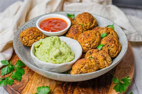 Black Bean Sweet Potato Balls The Ideas Kitchen