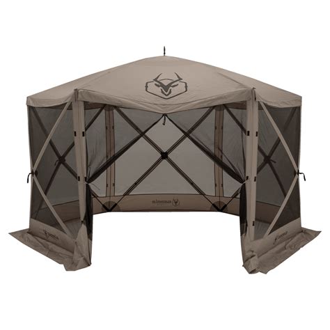 Gazelle Tents G6 6 Sided Portable Gazebo Easy Pop Up Hub Screen Tent