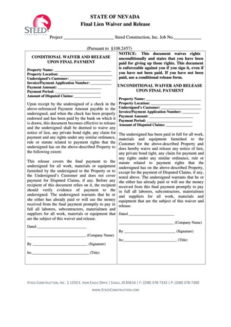 Fillable Conditionalunconditional Waiver And Release Upon Progress