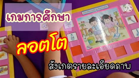 เกมการศกษา สำหรบเดกปฐมวยเกมสงเกตรายละเอยดภาพ ลอตโต YouTube