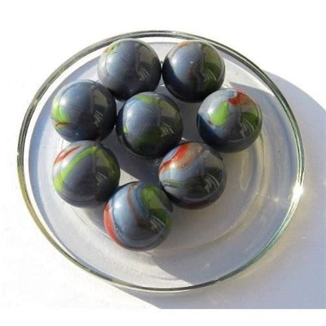 MaRécréation 2 Billes Calots VELOCIRAPTOR 25 mm Bille en verre
