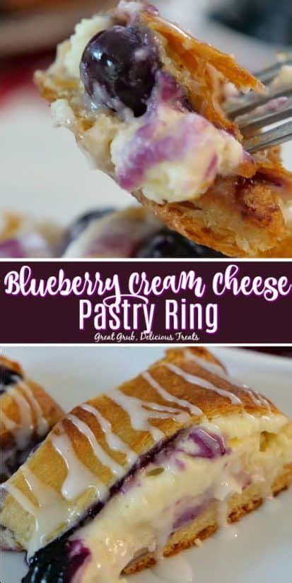 Blueberry Cream Cheese Pastry Great Grub Delicious Treats
