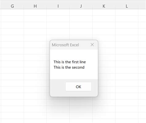 VBA How To Add New Line To Message Box With Example