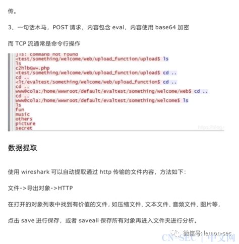 Ctf Web 题型流量分析（ctf 之流量分析） 第三课 工具使用 流量分析 Cn Sec 中文网