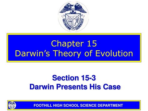 PPT Chapter 15 Darwins Theory Of Evolution PowerPoint Presentation