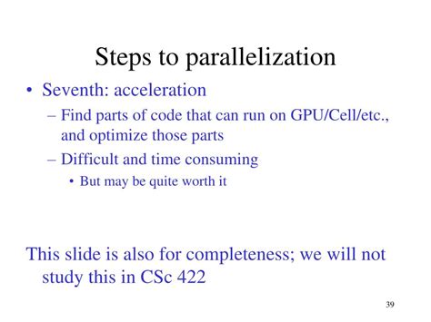 Ppt Parallelizing Programs Powerpoint Presentation Free Download