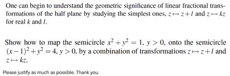Solved One Can Begin To Understand The Geometric