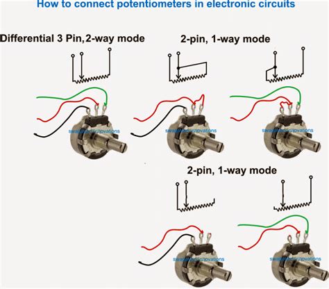 potentiometer with switch wiring