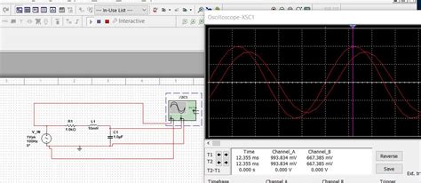 Solved Rlc Multisim Simulations Use The Following Circuit