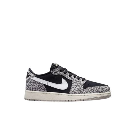 Gs 조던 1 레트로 로우 Og 블랙 시멘트 Jordan Kream