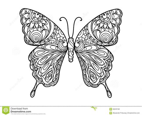 Butterfly Mandala Kleurplaten Vlinder Tekening Gratis Kleurplaten
