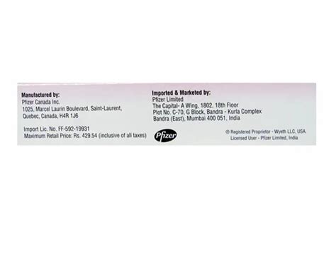 Conjugated Estrogen Vaginal Cream For Personal At Rs 550piece In Nagpur