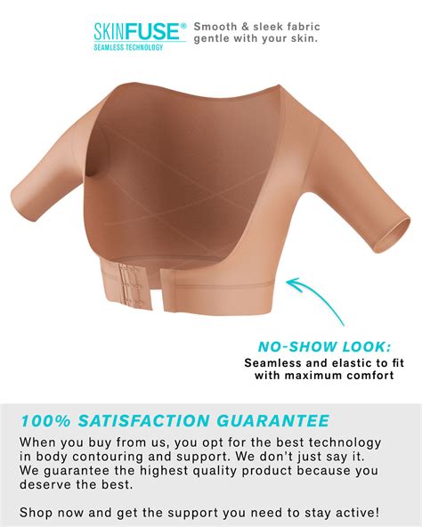 Seamless Upper Arm Shaper Slimming Compression Vest With Posture