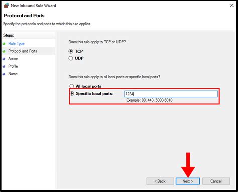 how to allow a custom port through windows server firewall knowledge