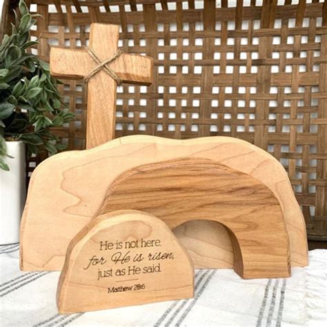 Kokovifyves Spring And Summer Decorations The Empty Tomb Easter Scene