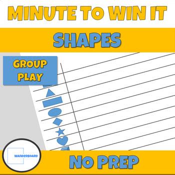 Shape Recognition Activities Games Bundle By Wanderboard Games