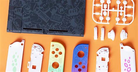 Nintendo Switch Splatoon 3 Edition Oled Joy Con Custom Housing Shell