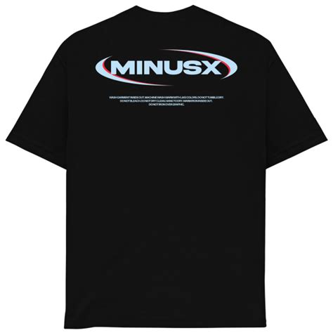 Minusx Crazy Logo T Shirt Black Minus X Clothing