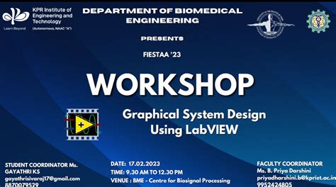 Graphical System Design Using Labview Kpr Institute Engineering And