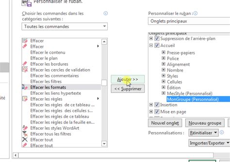 excel comment effacer la mise en forme tutoriel excel