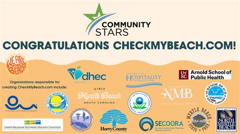 Check My Beach Program Wins Dhec Award Tourism Works For The Grand Strand