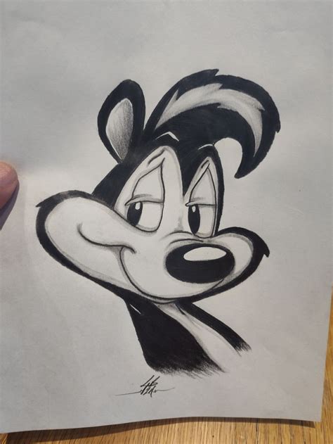 Pepe Le Pew From Looney Tunes My Favorite Looney Tunes Drawings