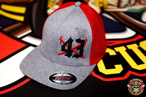 Ny Hooks And Station Number Flexfit 6311 Heatherred Trucker Etsy