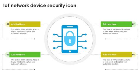 Iot Network Device Security Icon Ppt Example