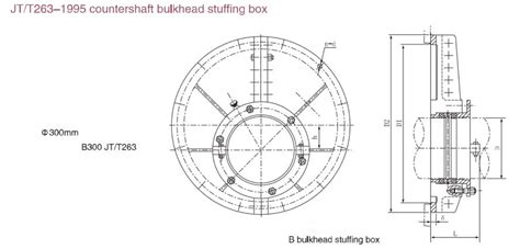 Type B Bulkhead Stuffing Box High Quality Type B Bulkhead Stuffing Box