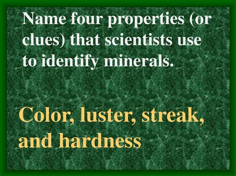 Minerals Rocks And Fossils Ppt Download