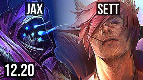 Jax Vs Sett Top 2 6m Mastery 300 Games Dominating Euw Diamond