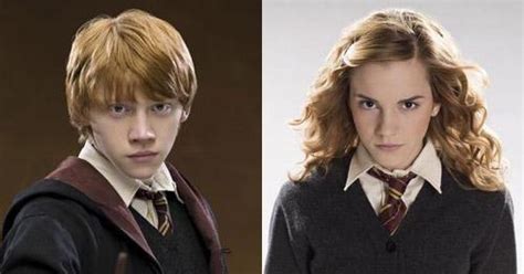 해리포터서 헤르미온느·론 첫 키스신