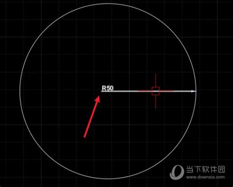 Autocad2022半径如何标注 Cad中圆的半径怎么标注 当下软件园