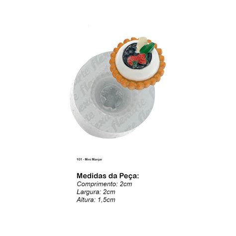 Molde De Silicone 101 Mini Manjar Flexarte Moldes De Silicone