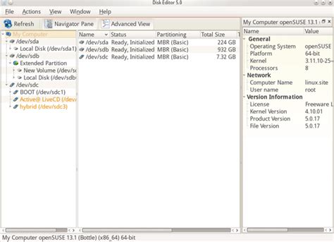 Active Disk Editor As A Part Of LiveCD Set Quick Guide