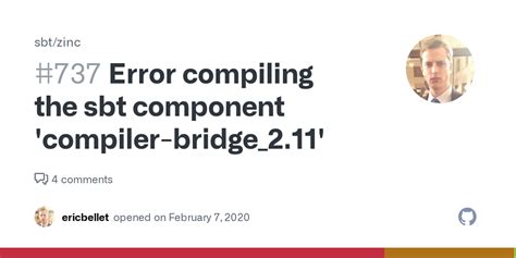 error compiling the sbt component compiler bridge 2 11 · issue 737
