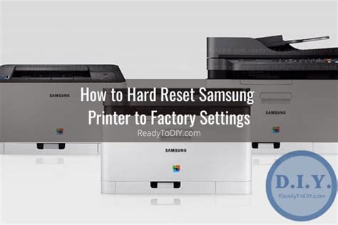 How To Reset Samsung Printer Ready To Diy