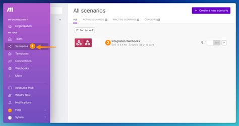 set up webhooks with make