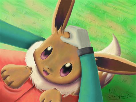 Eevee And Virgil Hug By Xhoppiox On Deviantart