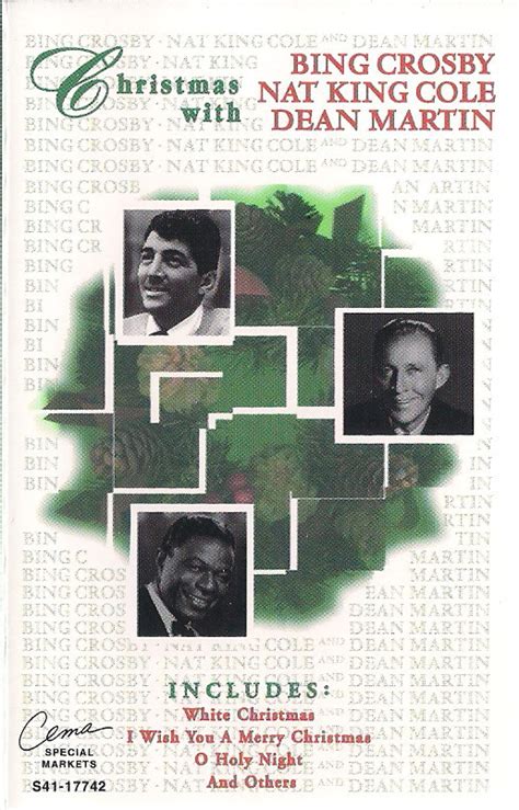 Bing Crosby Nat King Cole Dean Martin Christmas With Bing Crosby