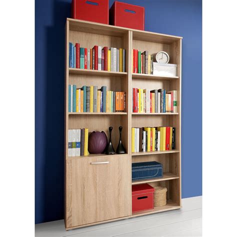 Niko Polica 1 Vrata 3 Otvora 50x29x181 Natur Sonoma Hrast Emmezeta