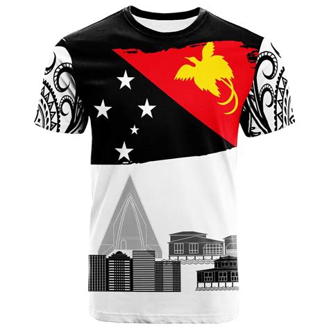 Papua New Guinea Custom T Shirt Architectural Attractions Custom